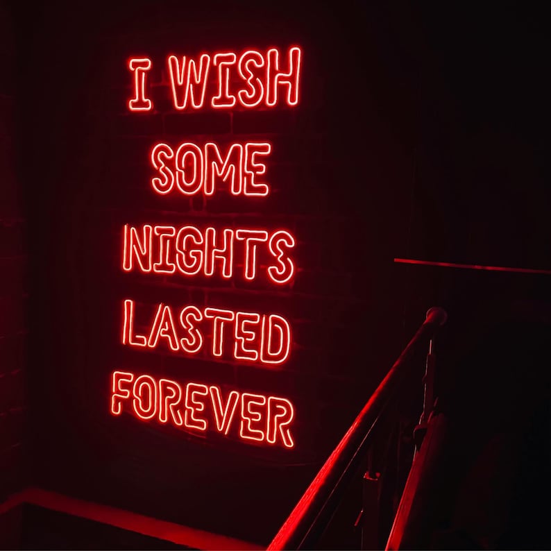Personalized Aesthetic Neon Sign – Custom LED Wall Decor for Bedroom ...