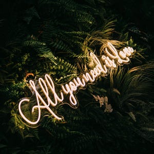 Personalized Aesthetic Neon Sign – Custom LED Wall Decor for Bedroom ...