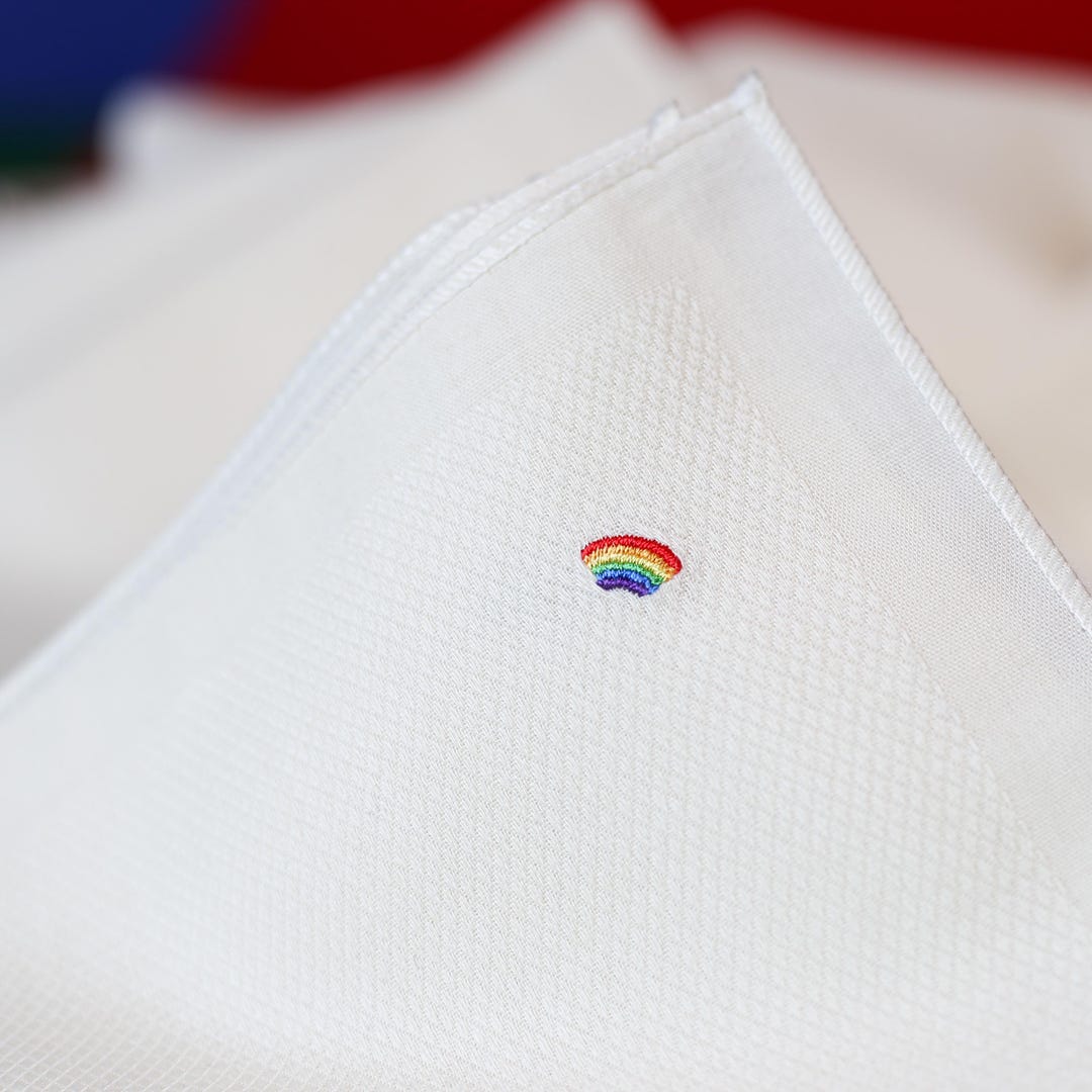 The Hanky That Plants a Tree With Premium Rainbow Embroidery. Made With ...