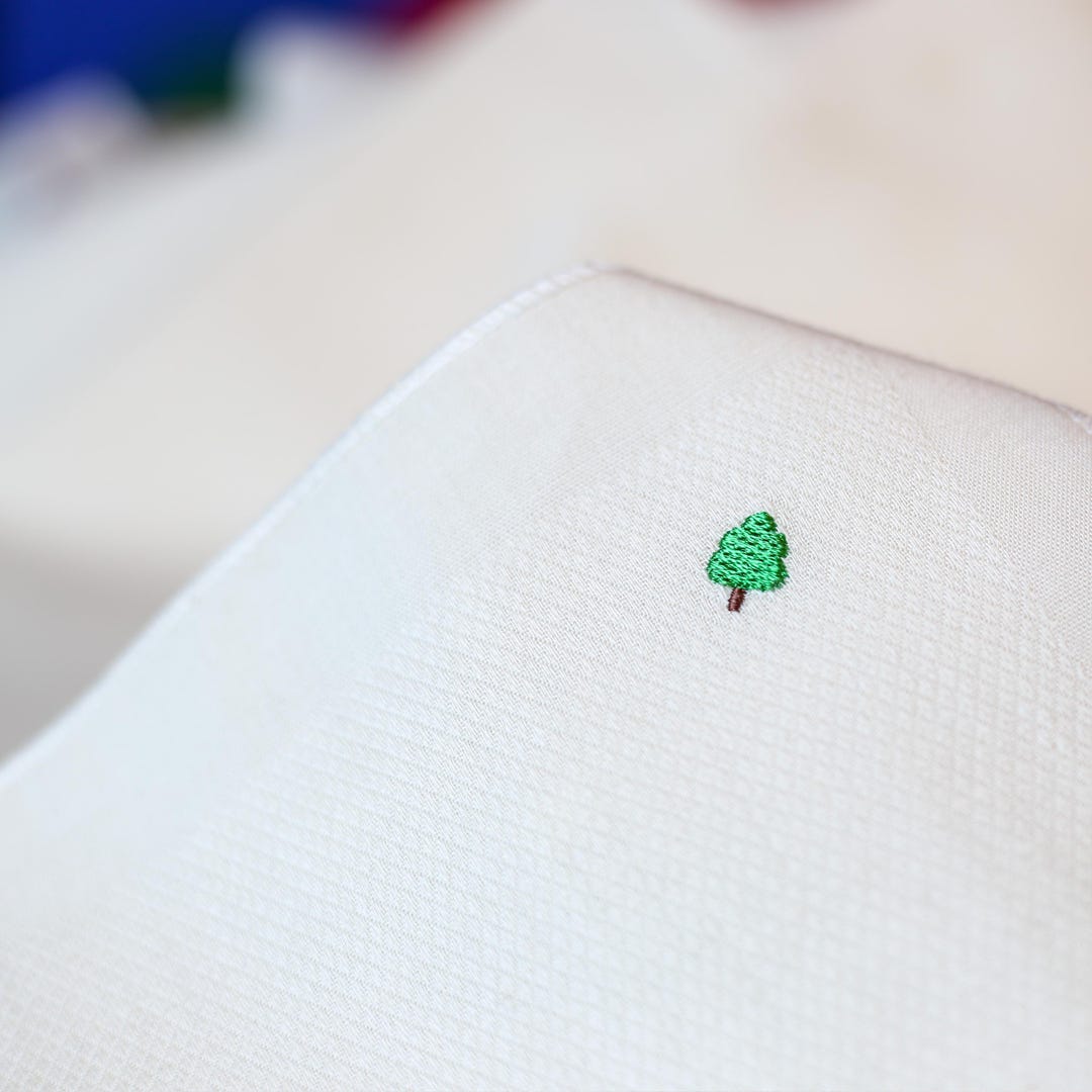 The Hanky That Plants a Tree With Premium Tree Embroidery. Made With ...