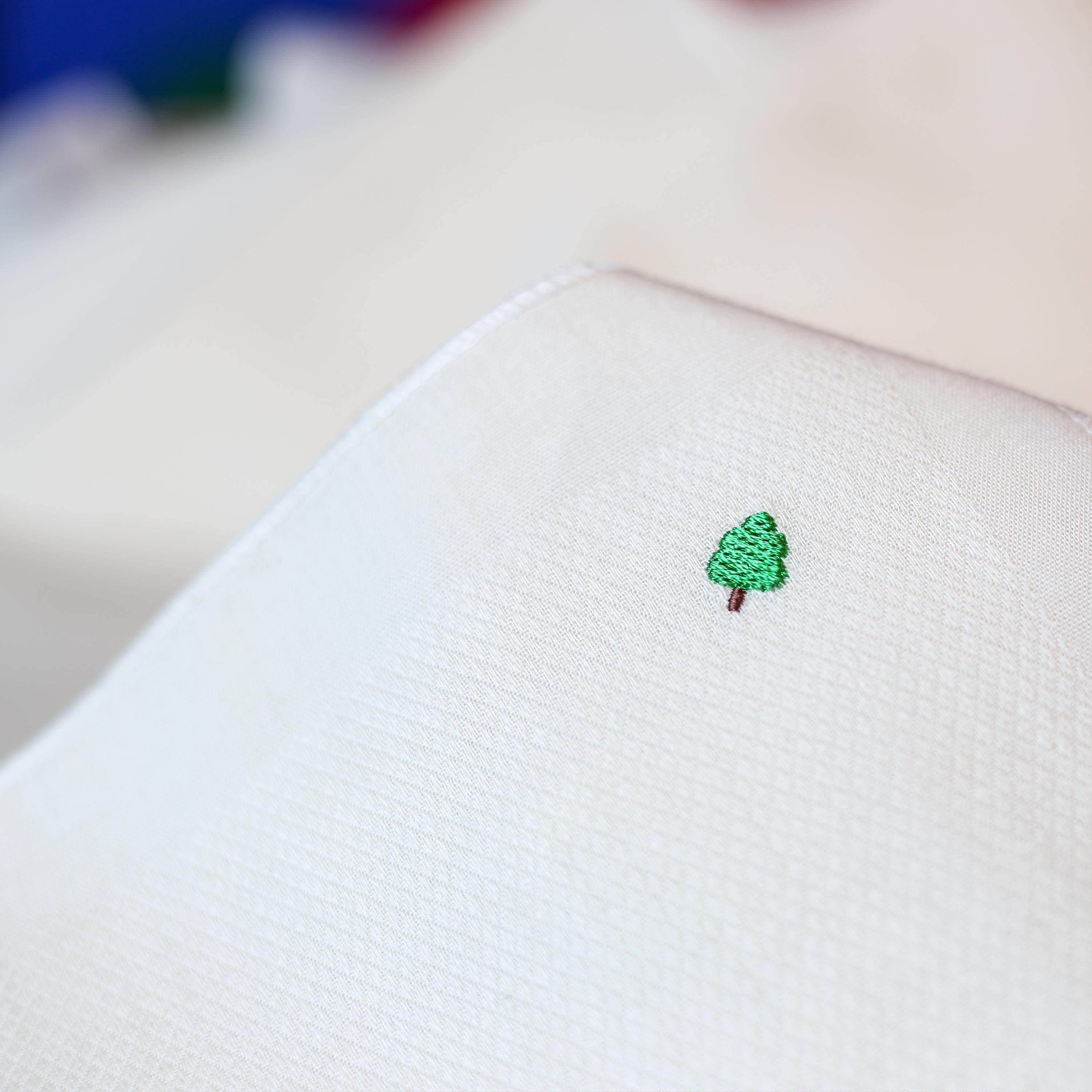 The Hanky That Plants a Tree With Premium Tree Embroidery. Made With ...