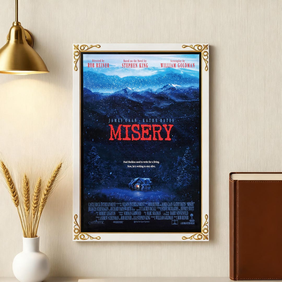 Misery Movie Poster, 1990s Vintage Style, HD Canvas Print, Unframed - Etsy
