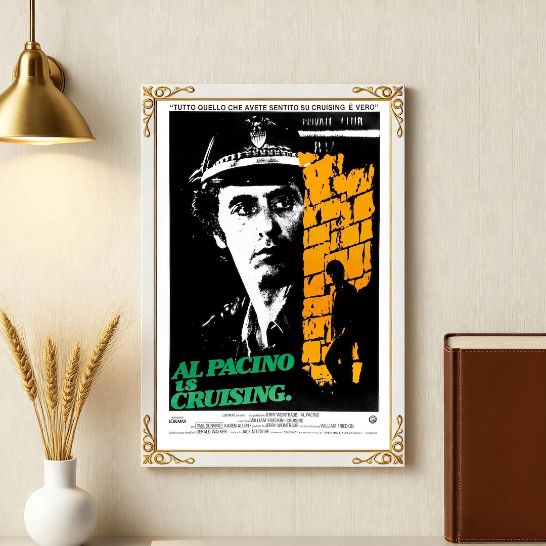 AL Pacino 'cruising' Movie Poster, NYC Gay Bar Scene, HD Canvas Art ...