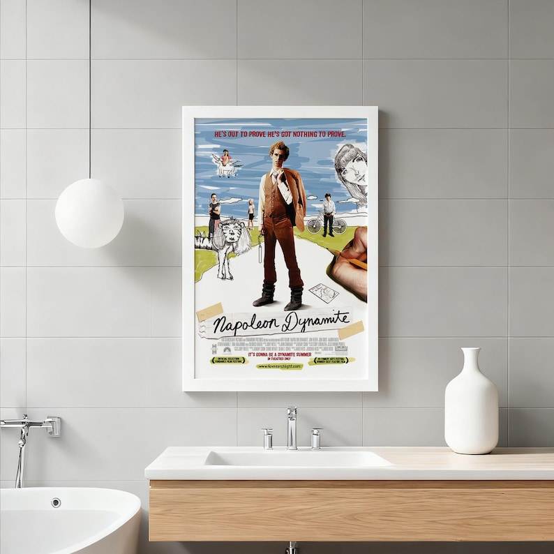 Napoleon Dynamite Movie Poster, HD Waterproof Canvas Art Print ...