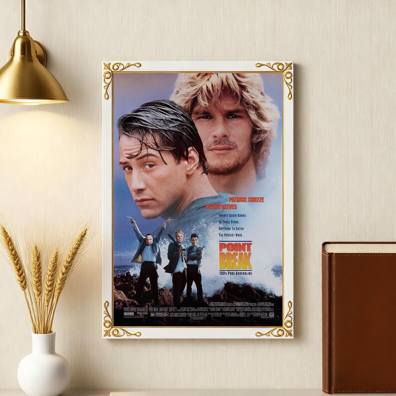 Point Break Movie Poster, HD Waterproof Canvas Art Print, Unframed - Etsy