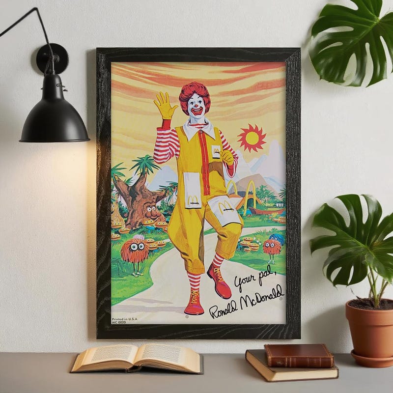 Mcdonalds Poster - Etsy