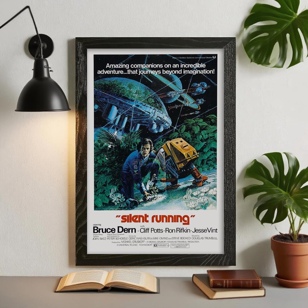 SILENT RUNNING Bruce Dern Vintage Movie Poster, HD Canvas Print, Home ...