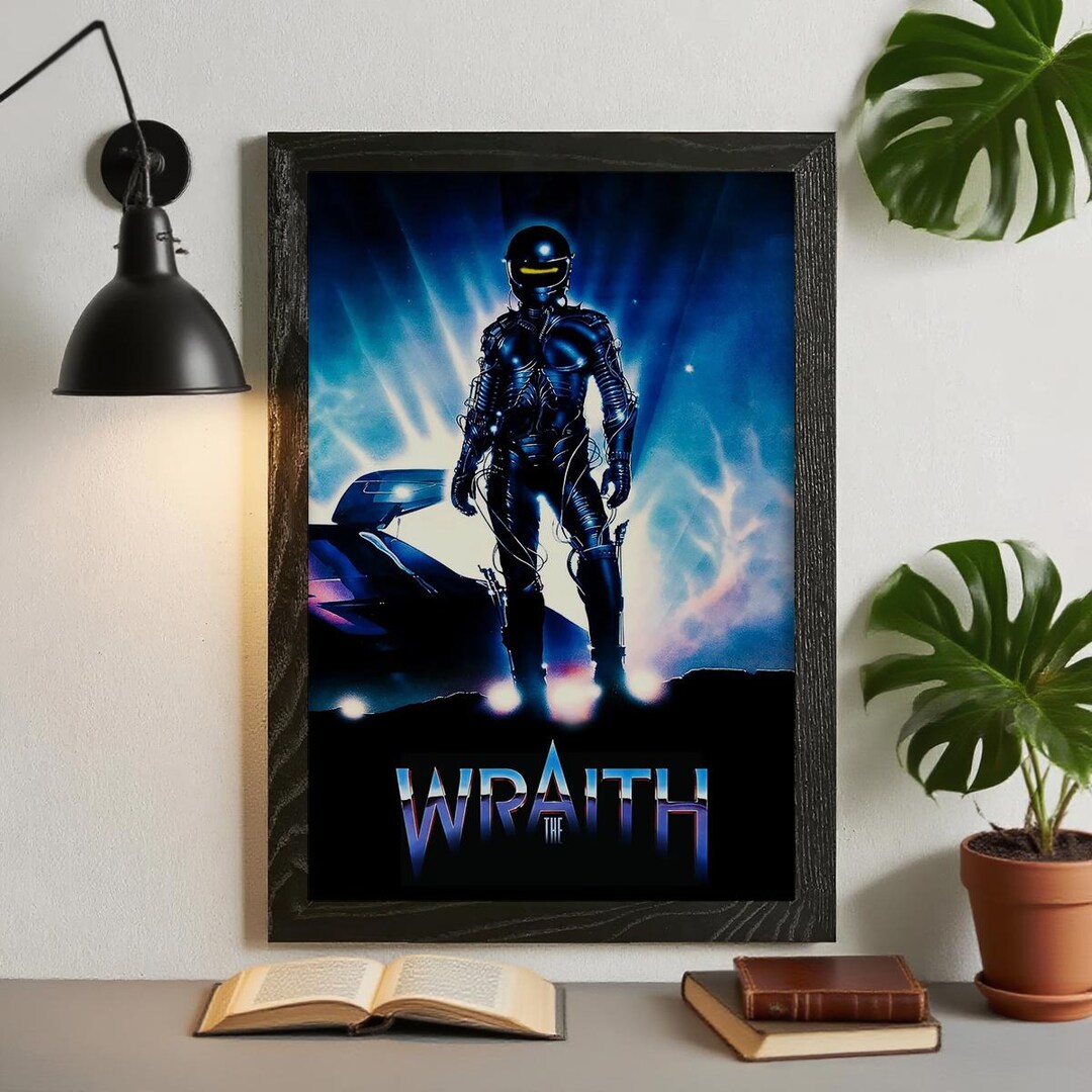 1986 the Wraith Movie Poster, Vintage HD Canvas Print, Unframed - Etsy