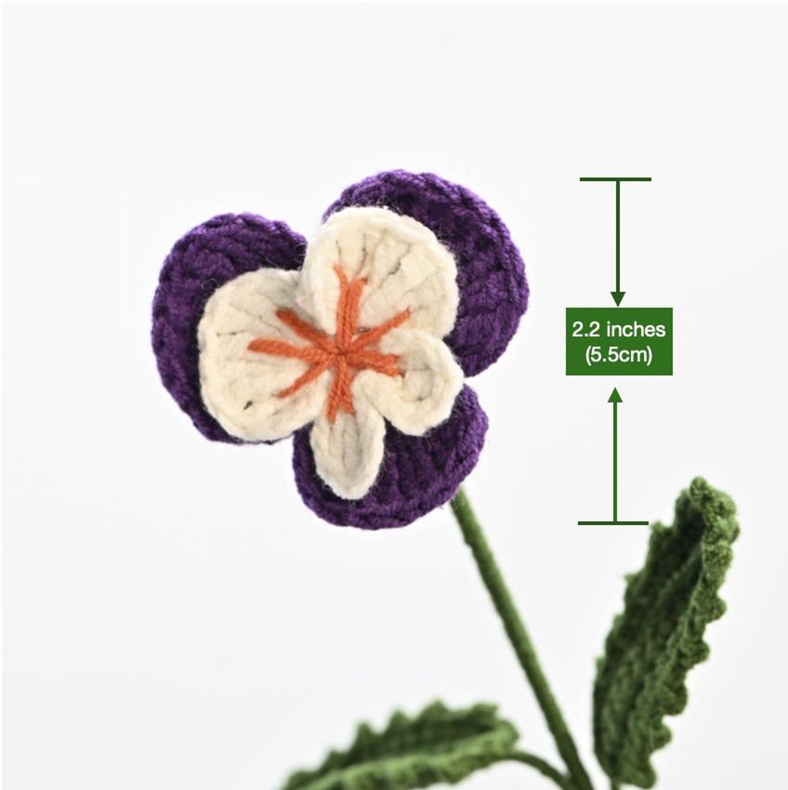Charming Violet Crochet Flower| February Birth Flower | Beginner ...