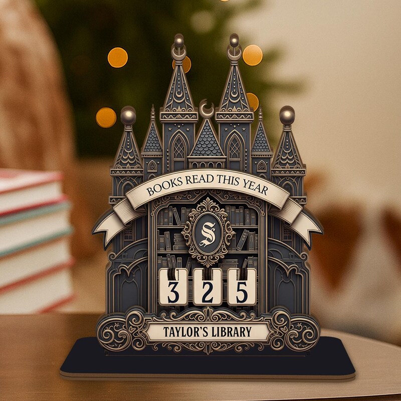 Gothic Plaque Library - Etsy