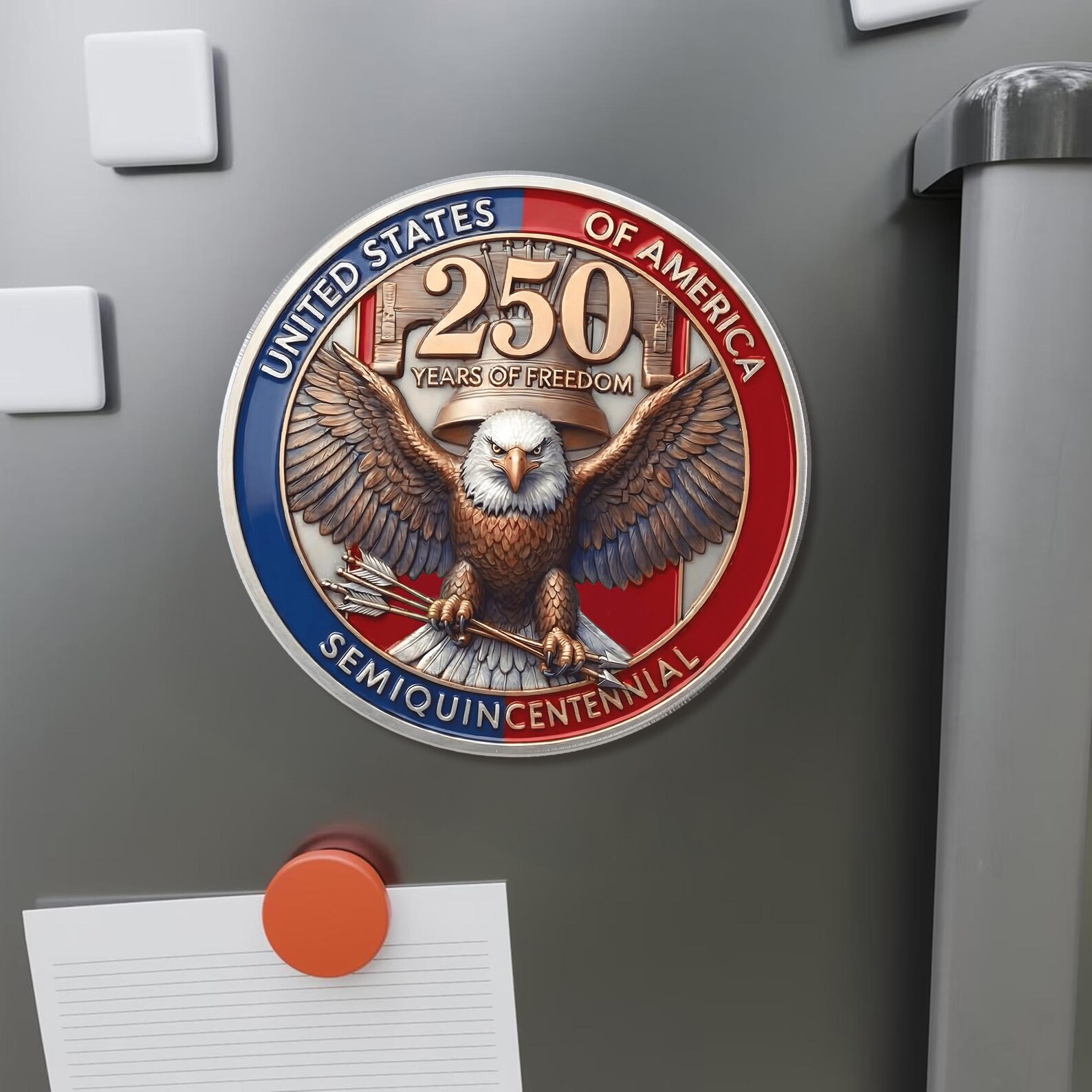 250 Years of Freedom Magnet, Semiquincentennial Decor, 250 Years of ...
