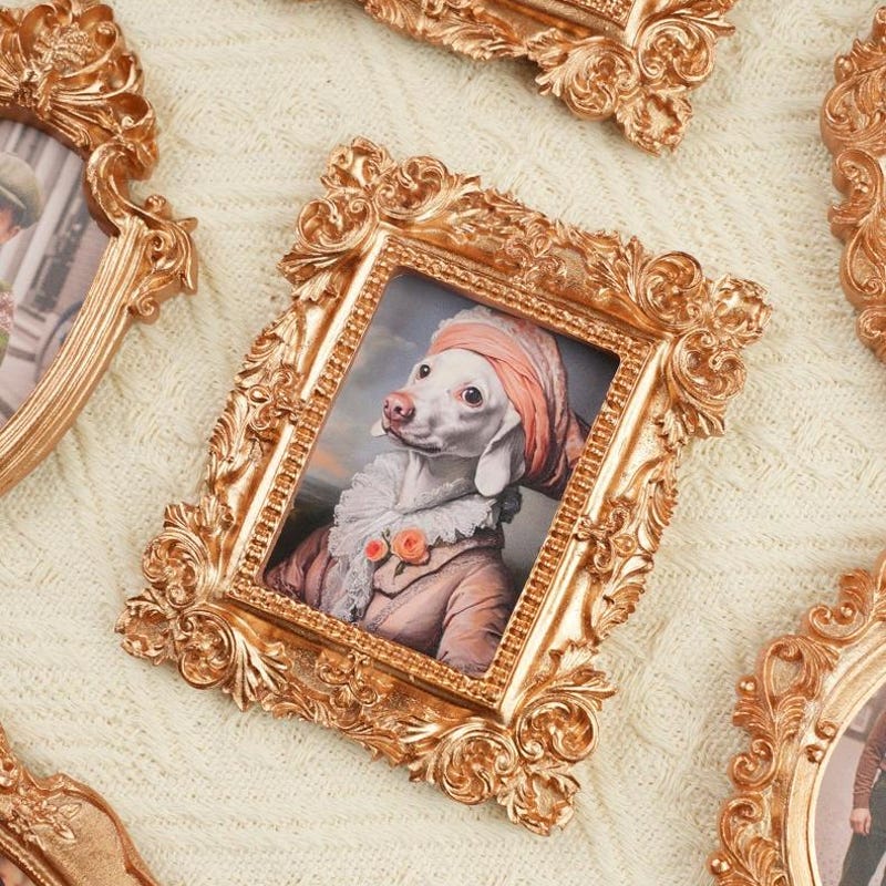 Baroque Frame 4x4 - Etsy