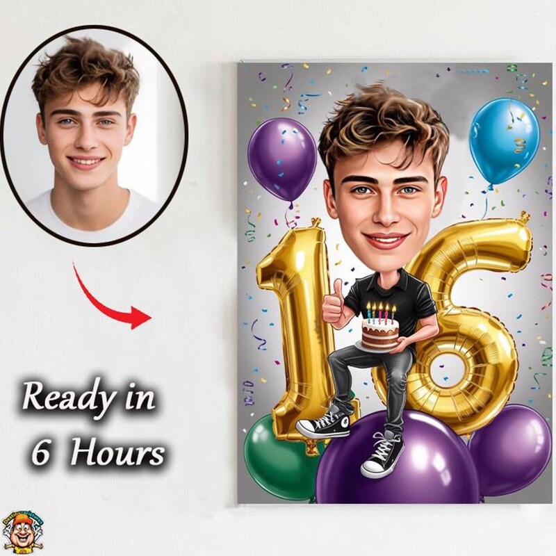 Personalized 16th Card Boy - Etsy