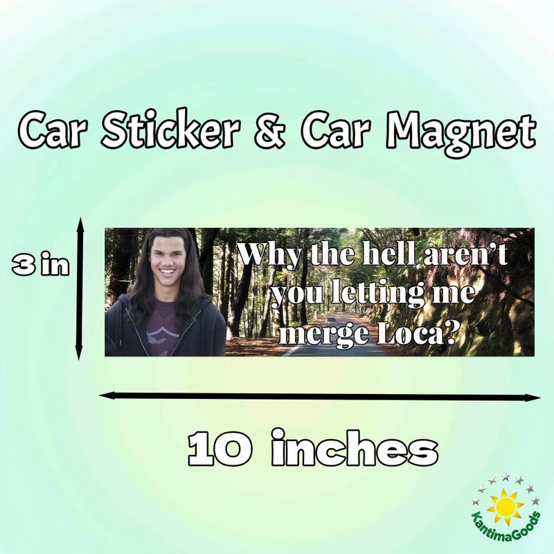 Bella Loca Sticker Car - Etsy