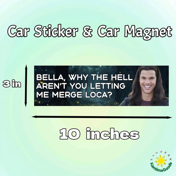 Funny Merge Car Stickers - Etsy