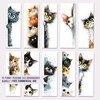 Set of 6 Cat Bookmarks Digital Downloads - Etsy