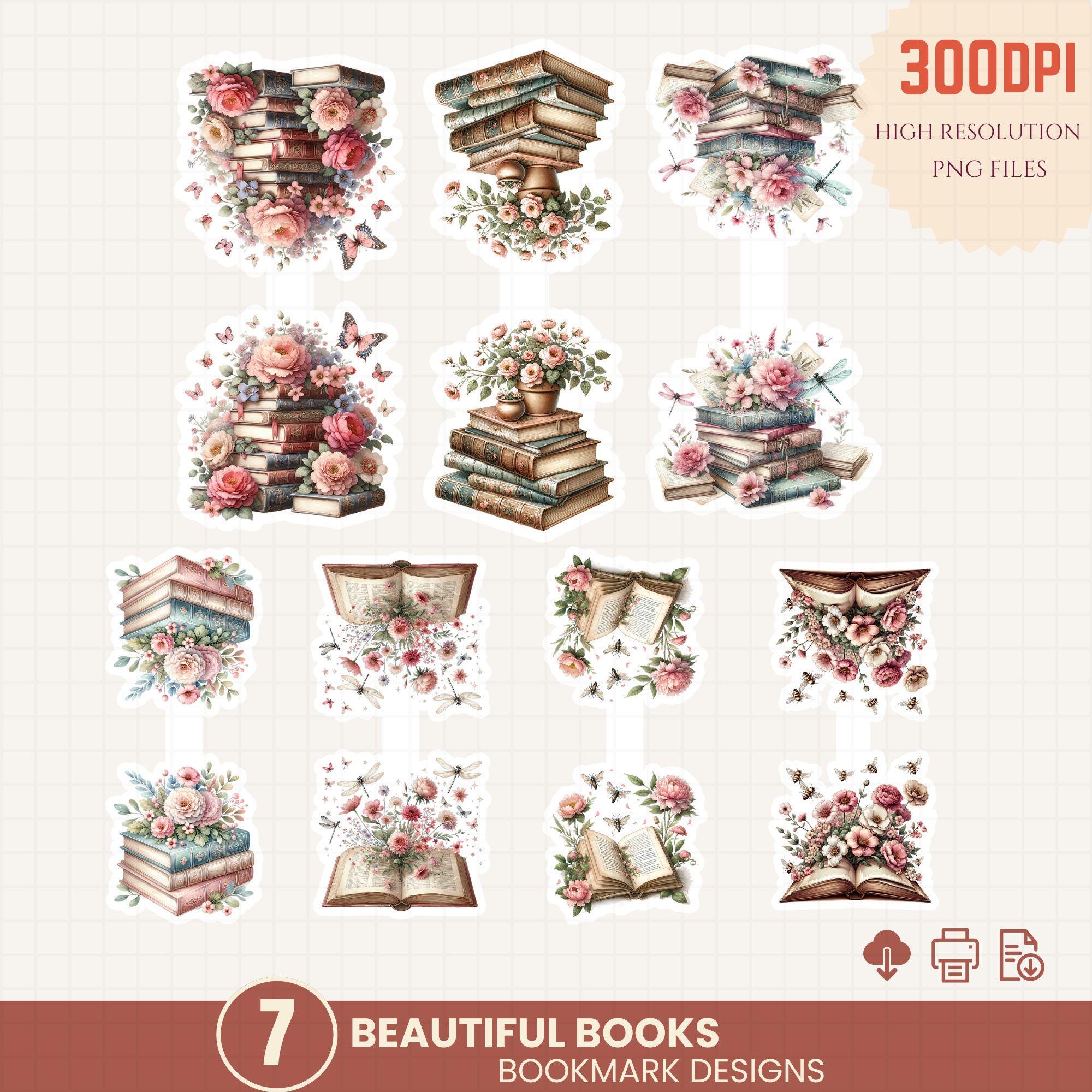 31 Magnetic Bookmarks SVG Bundle: Chinoiserie, Bible Verses (digital ...