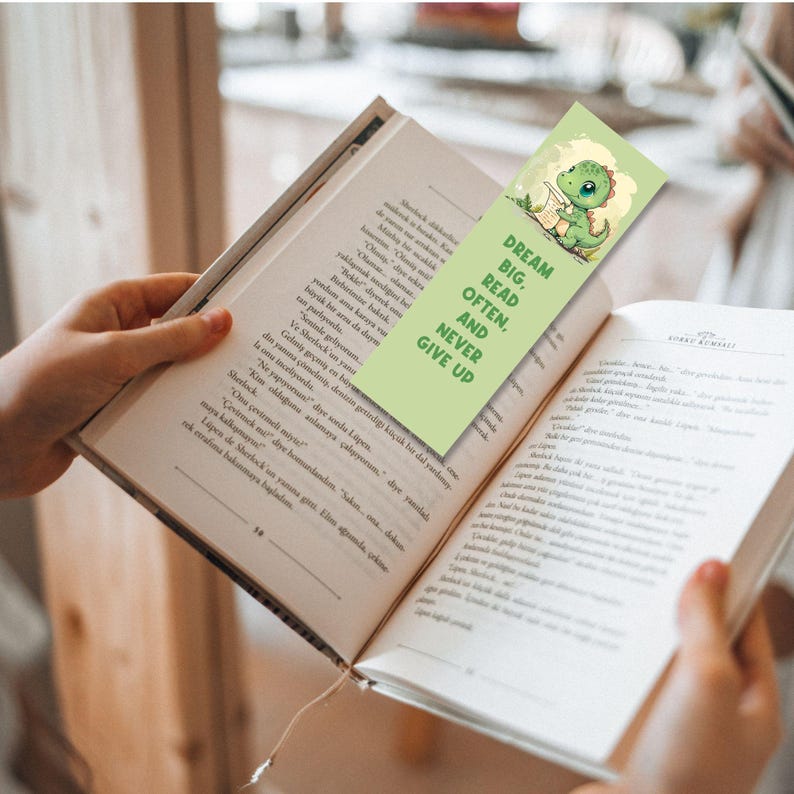 Printable Dinosaur Bookmarks for Kids | Cute Dino Reading Tracker ...