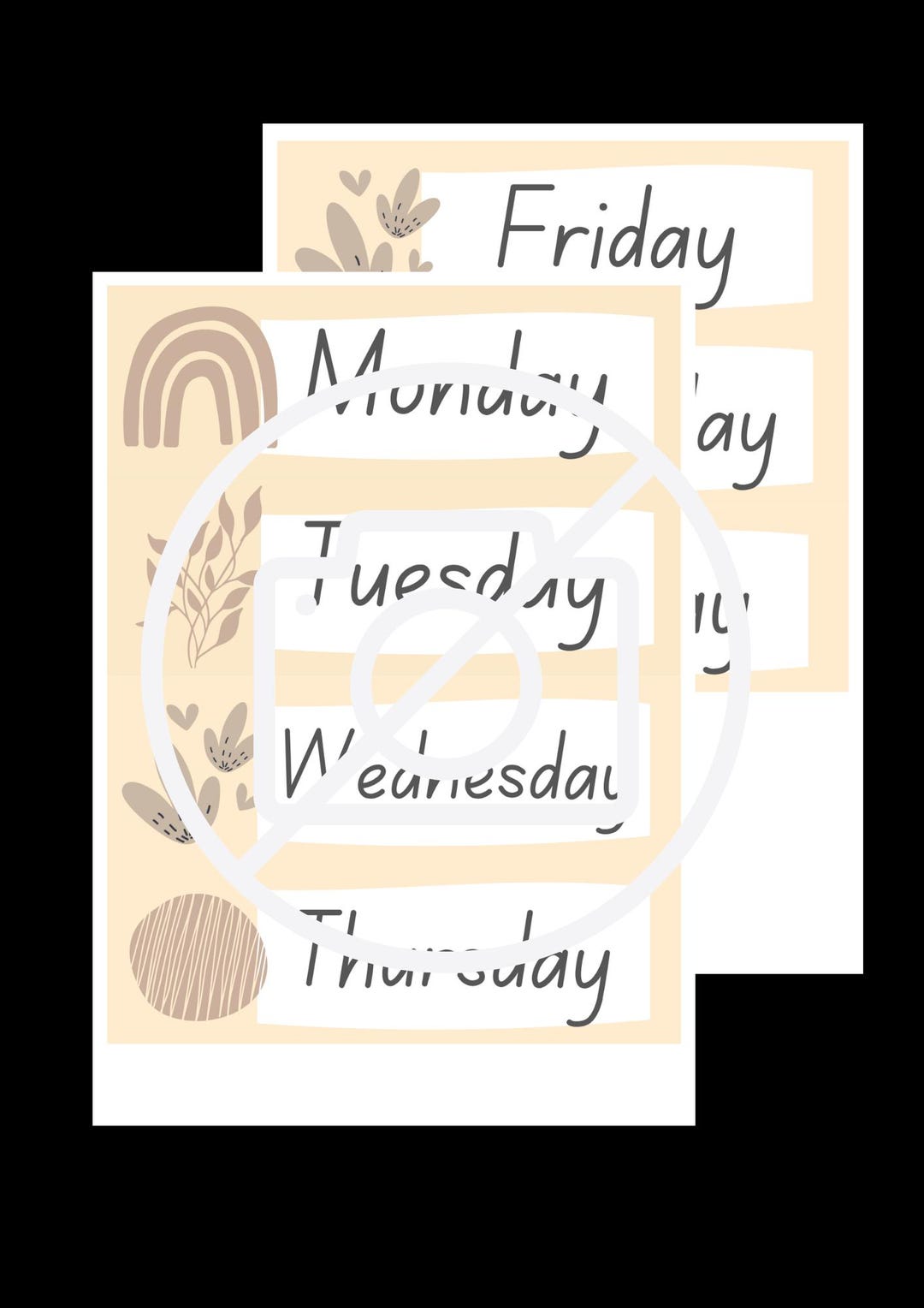 Beige Printable Classroom Labels EDITED FOR YOU - Etsy