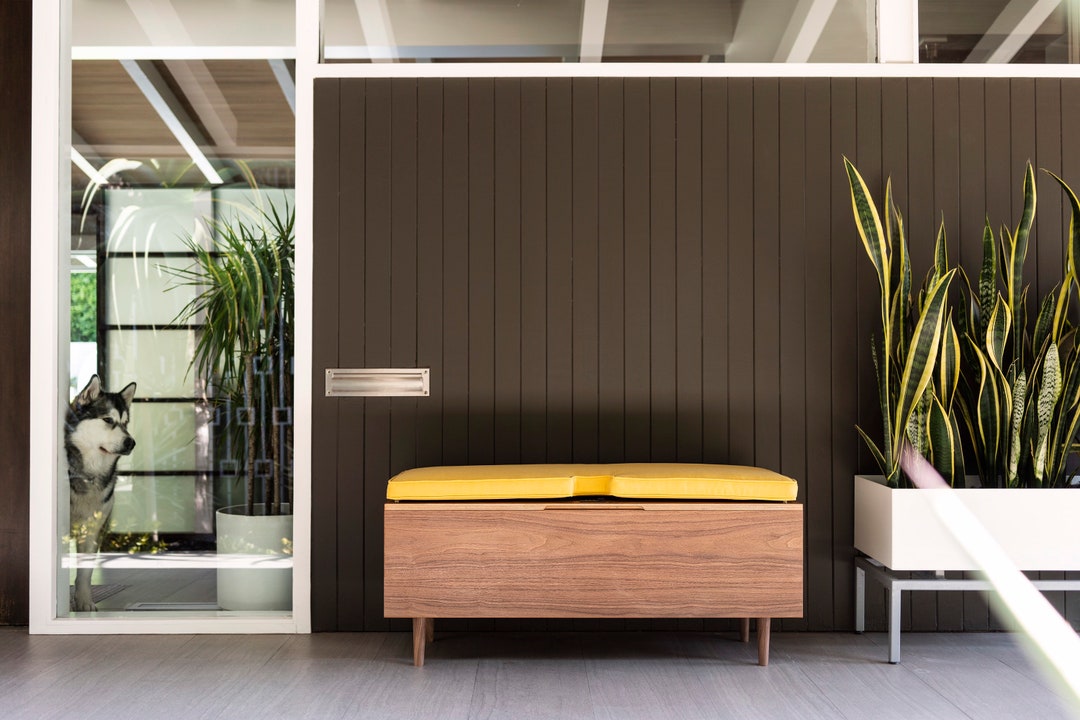 Porch Storage/package Delivery Bench - Etsy