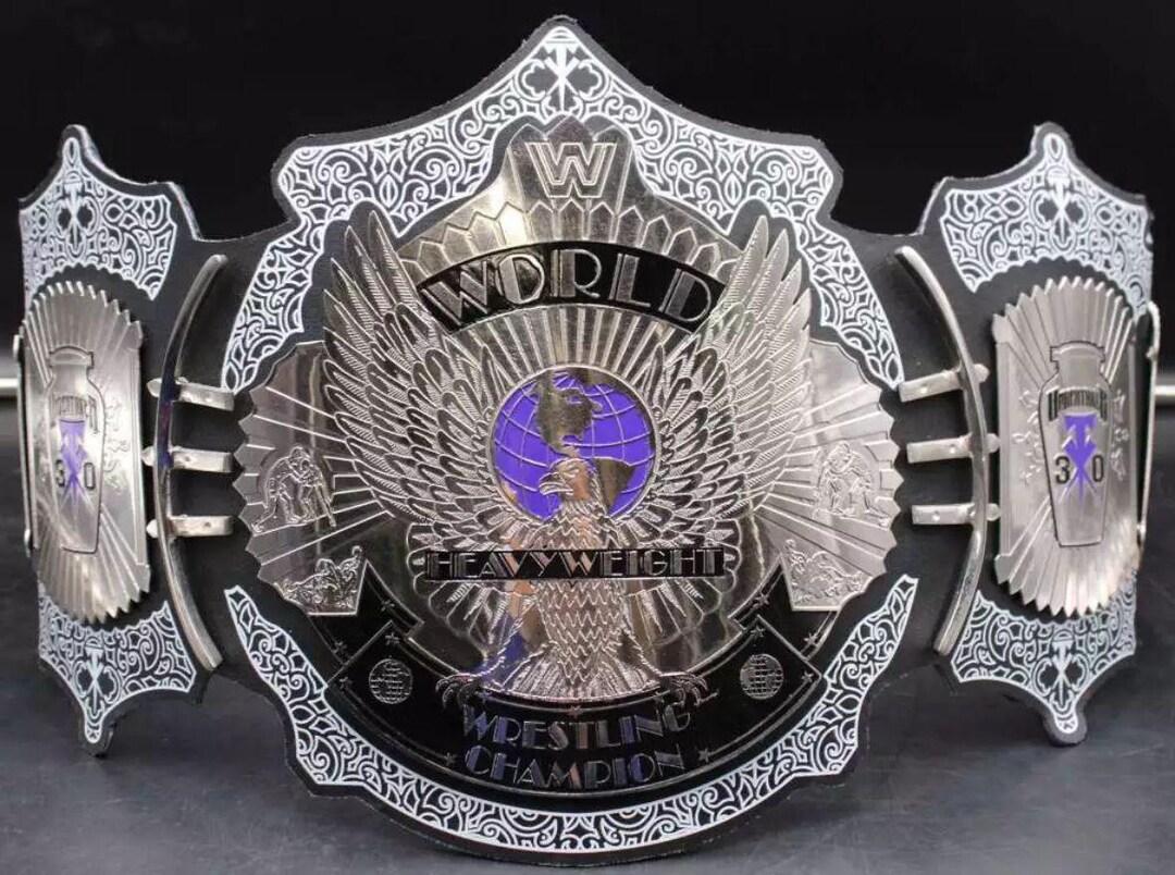 WWE Undertaker 30 Years Championship Title Belt Brass 2mm 4mm ...