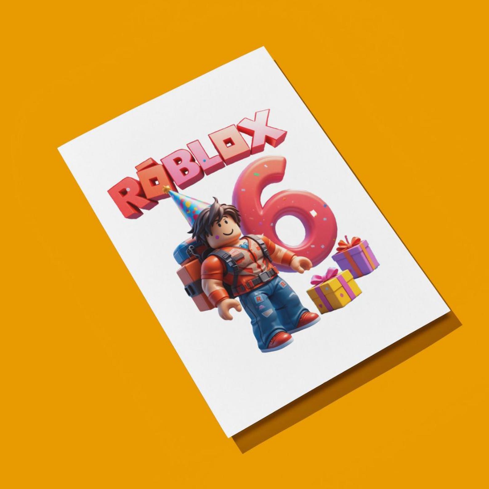 Roblox 6th Birthday PNG | High-resolution | Transparent Background ...