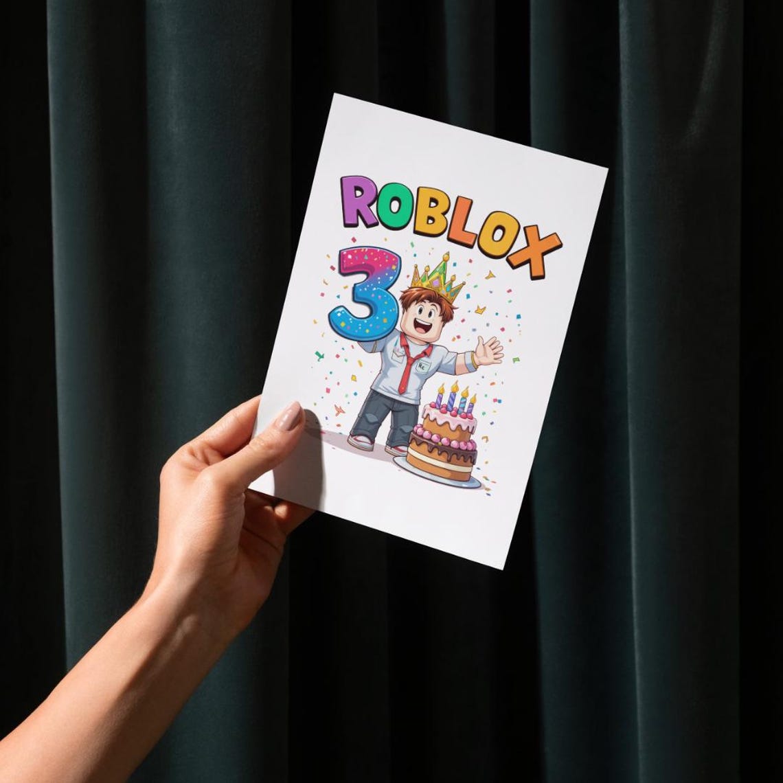 Roblox 3rd Birthday PNG | High Resolution | Transparent Background ...