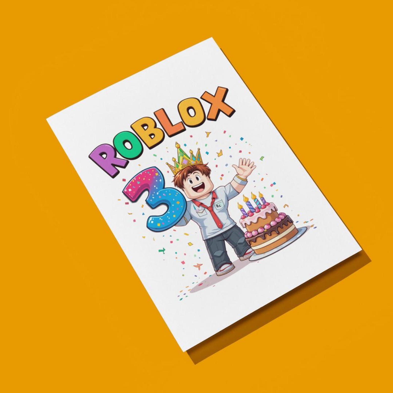 Roblox 3rd Birthday PNG | High Resolution | Transparent Background ...
