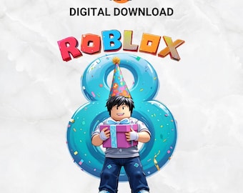Roblox 10th Birthday PNG | High Resolution Gamer Clipart | Transparent ...