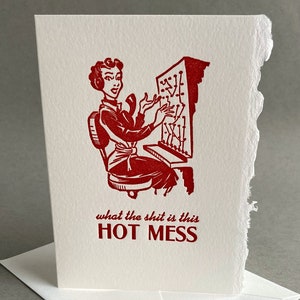 What the Shit is This Hot Mess Funny Co-worker Card Job | Etsy