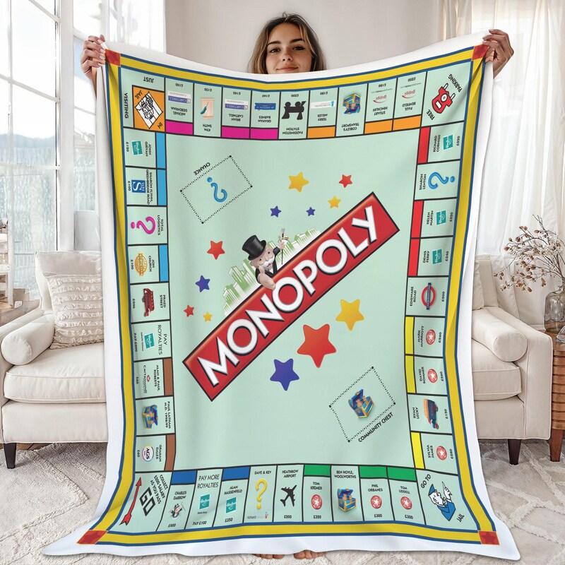 Monopoly Game Quilt - Etsy