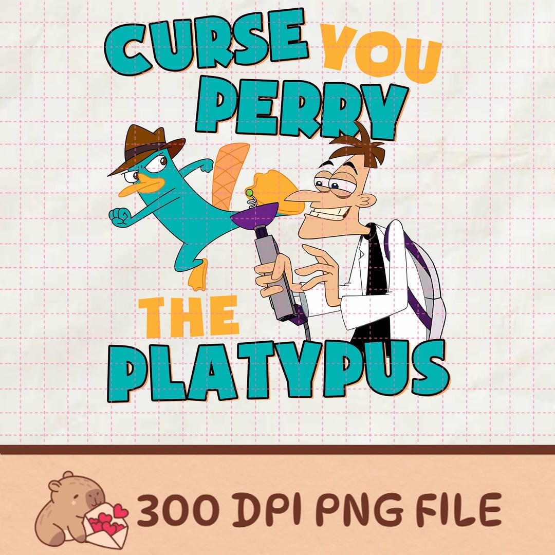 Doof Curse You Perry the Platypus Png Phineas and Ferb Characters ...