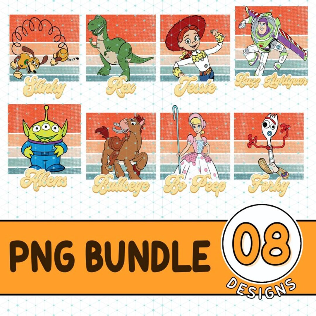 Pixar Toy Story Family Matching Png Bundle, Buzz Lightyear Woody Png ...