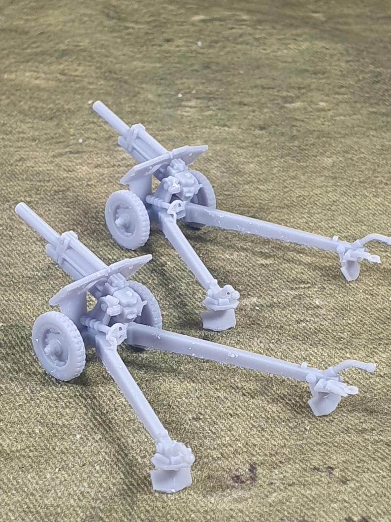 WW2 Russian M30 122mm Howitzer (pack of 2) | 3D Printed WWII Resin Tank ...