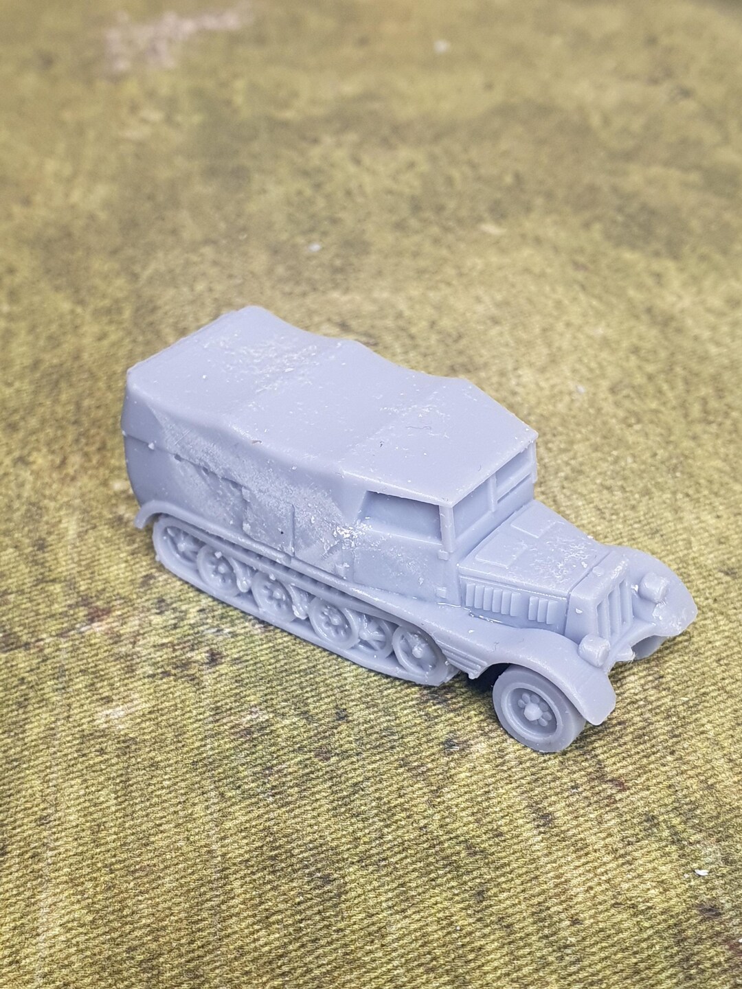 WW2 German Sdkfz 11 Half Track: 3D Printed Resin Vehicle (1/56 - 1/100 ...