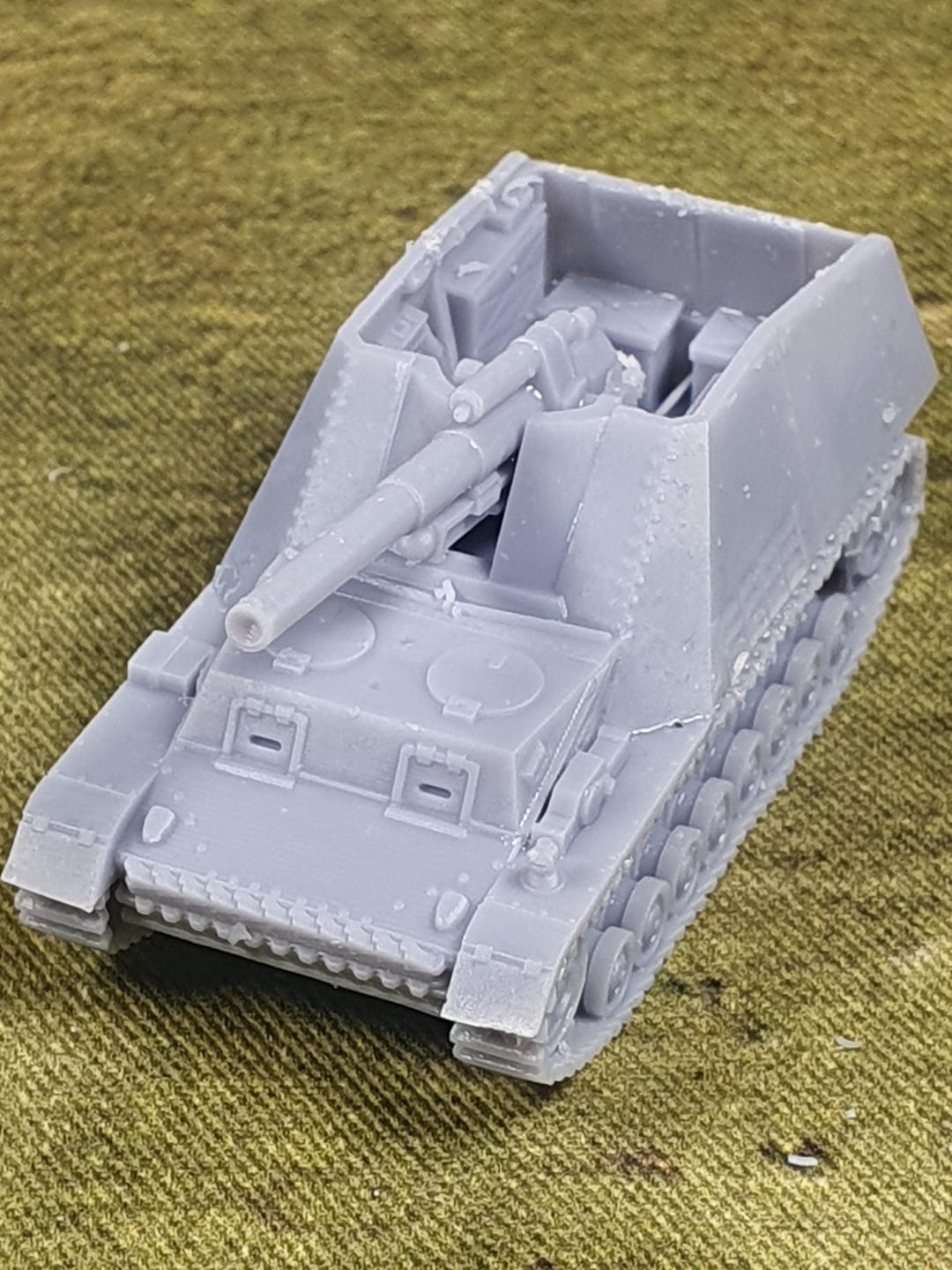 3D Printed WW2 German Hummel SPG - Resin Model Kit (1/56 - 1/100 Scale ...