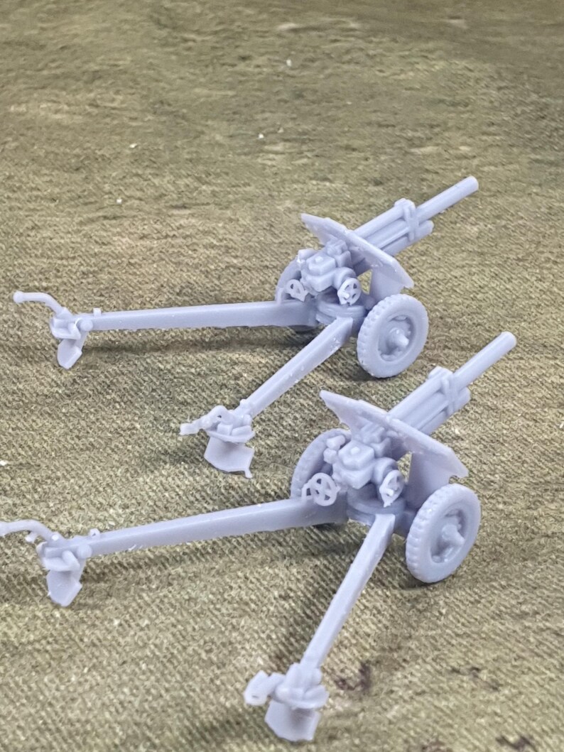 WW2 Russian M30 122mm Howitzer (pack of 2) | 3D Printed WWII Resin Tank ...