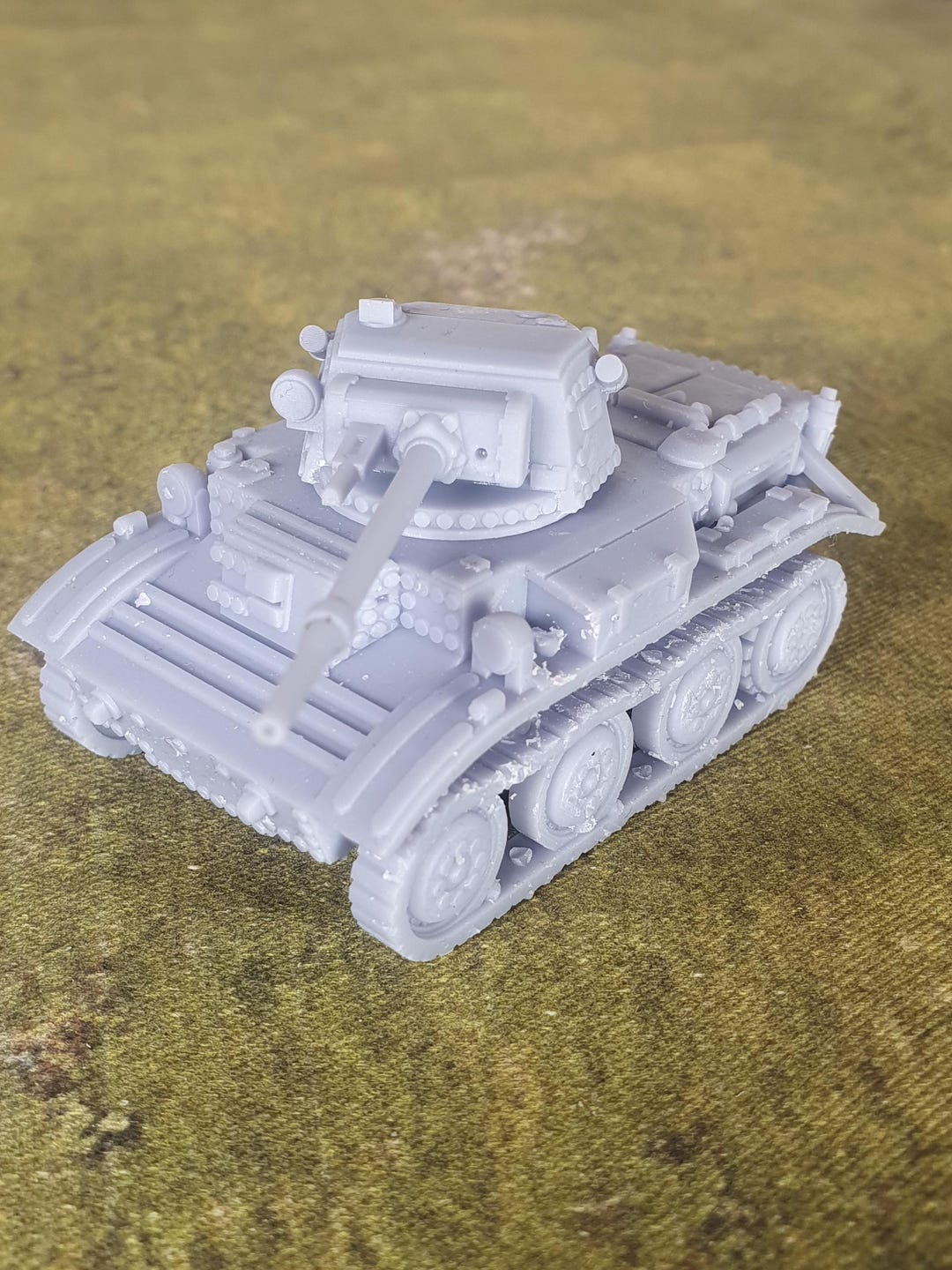 3D Printed WW2 British Tetrarch Tank: Wargaming Model (1/56 - 1/100 ...
