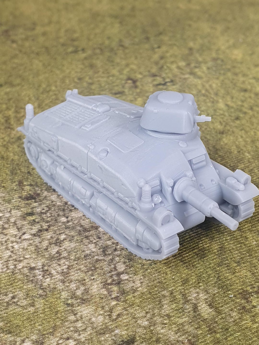 3D Printed Somua SAU-40 Tank: WWII French Resin Model - Wargaming - Etsy