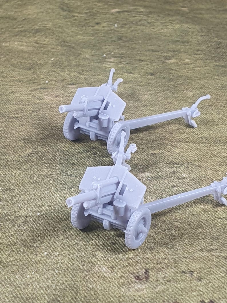 WW2 Russian M30 122mm Howitzer (pack of 2) | 3D Printed WWII Resin Tank ...
