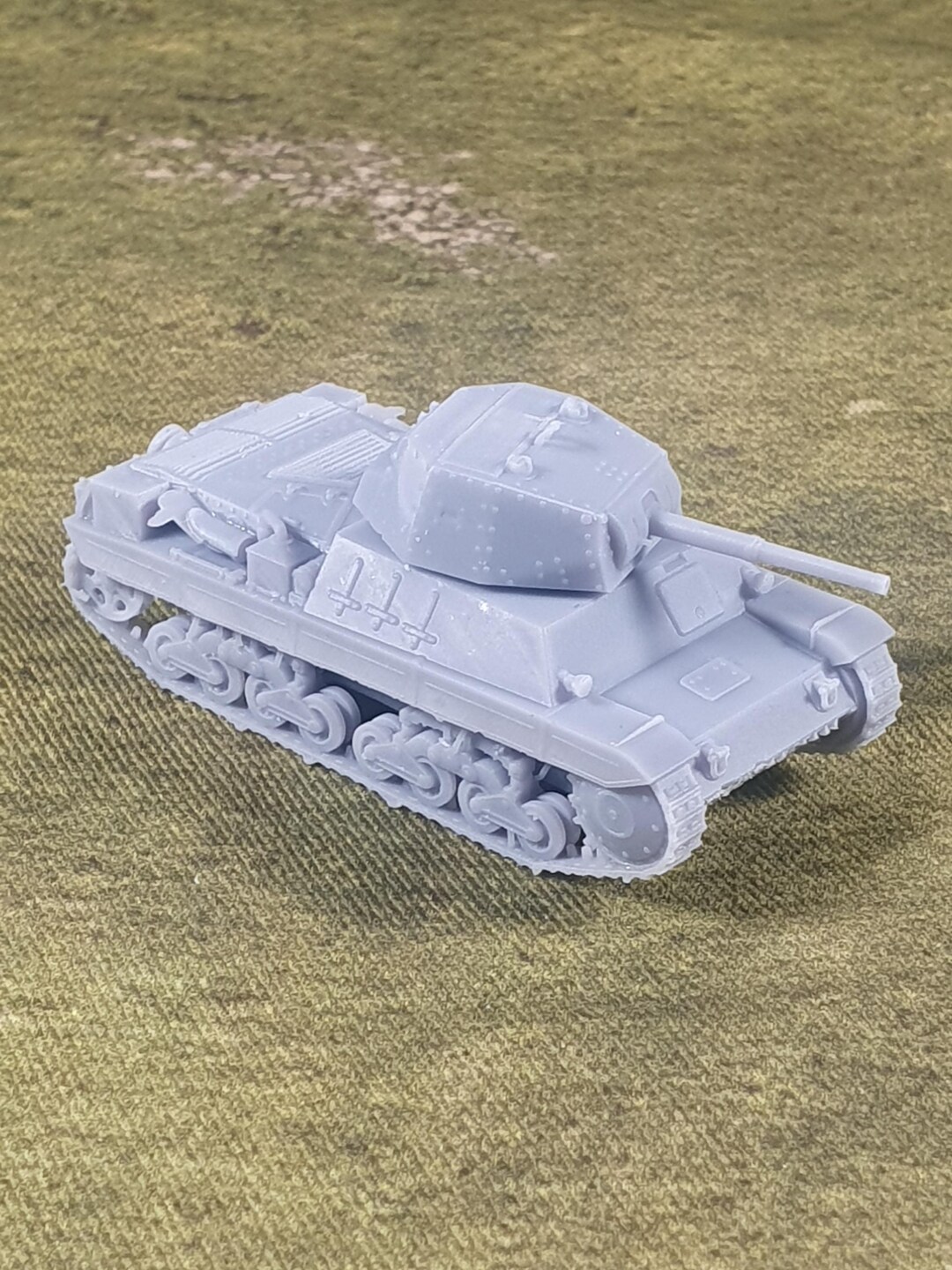 3D Printed Italian P26/40 Tank: WWII Wargaming Model (1/56 - 1/100 ...