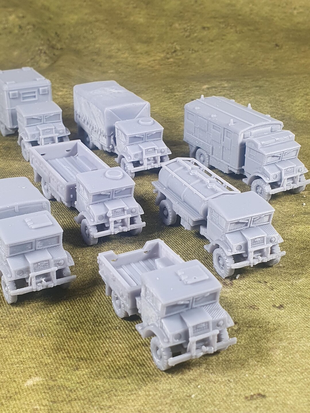 Resin 3D Printed WW2 British CMP Truck/lorry - 1/100, 1/76, 1/56 Scale ...