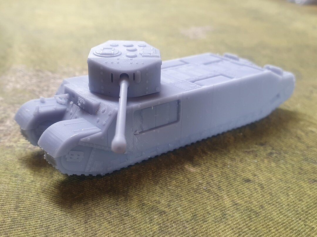 3D Printed WW2 British TOG II Tank: Resin Wargaming Model - Etsy UK