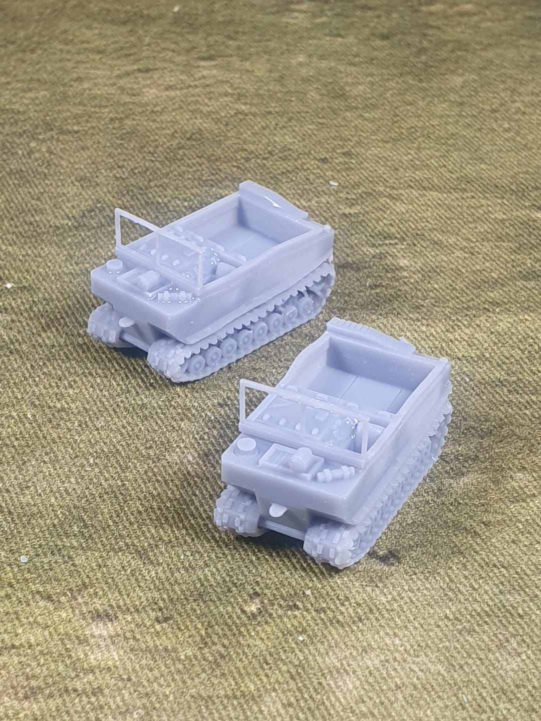 WW2 M29 Weasel Vehicle (x2): 3D Printed Resin Model - 1/56 to 1/100 ...