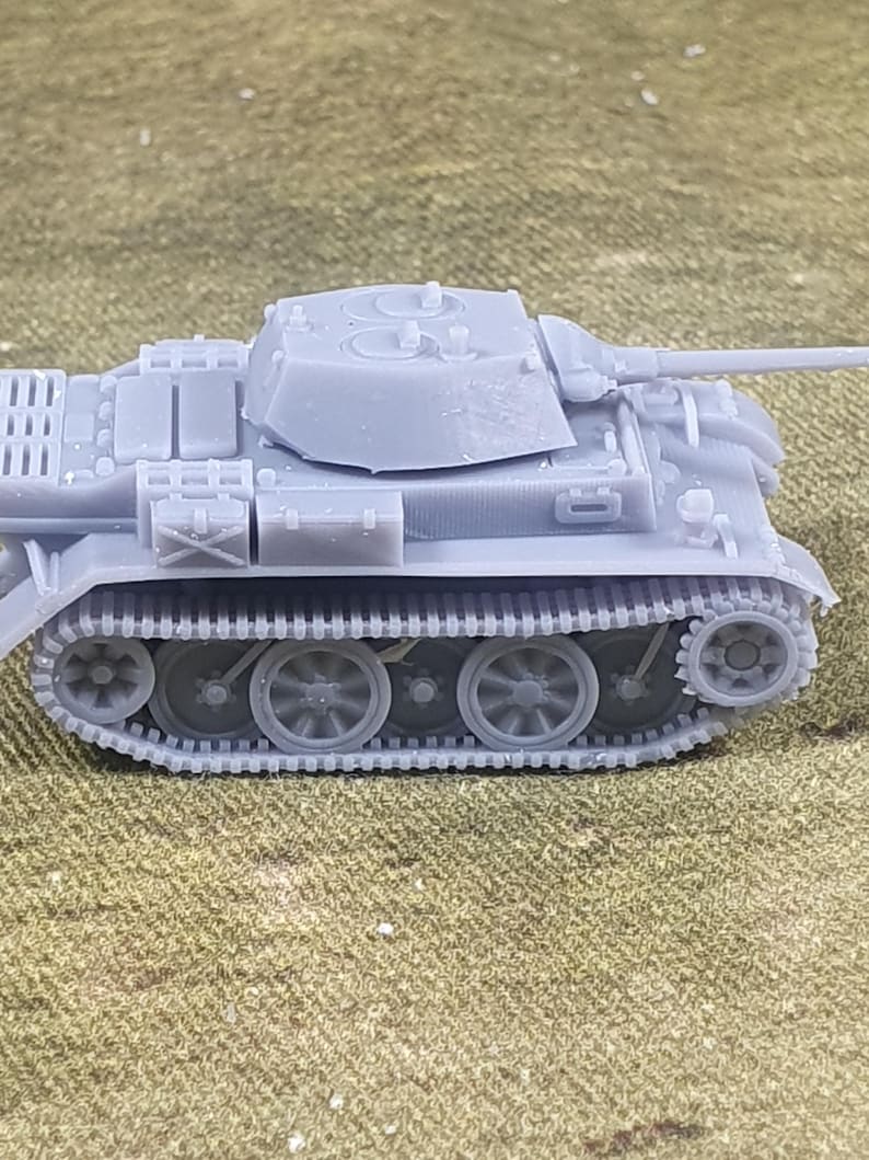 Resin 3D Printed WW2 German Panzer II Tank Model (1/100, 1/76, 1/56) - Etsy