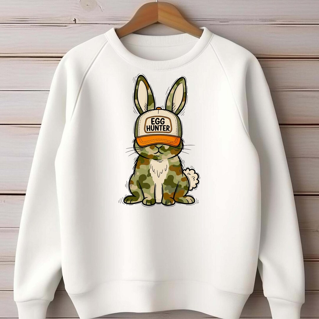 Easter Bunny PNG - Camo Egg Hunter Design for Boys | Cool Easter Bunny ...