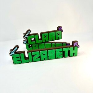 Personalized Custom 3d-printed Name Sign, Mining-inspired, Perfect Gift ...
