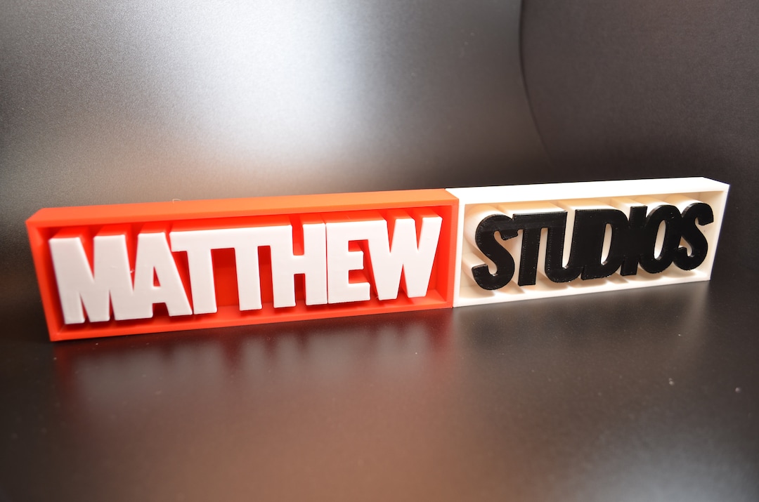 Personalized Custom 3d-printed Name Sign, Marvel-inspired, Perfect Gift ...