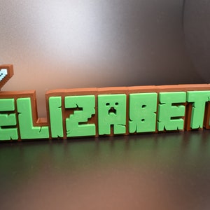 Personalized Custom 3d-printed Name Sign, Mining-inspired, Perfect Gift ...