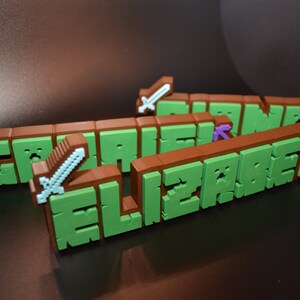 Personalized Custom 3d-printed Name Sign, Mining-inspired, Perfect Gift ...